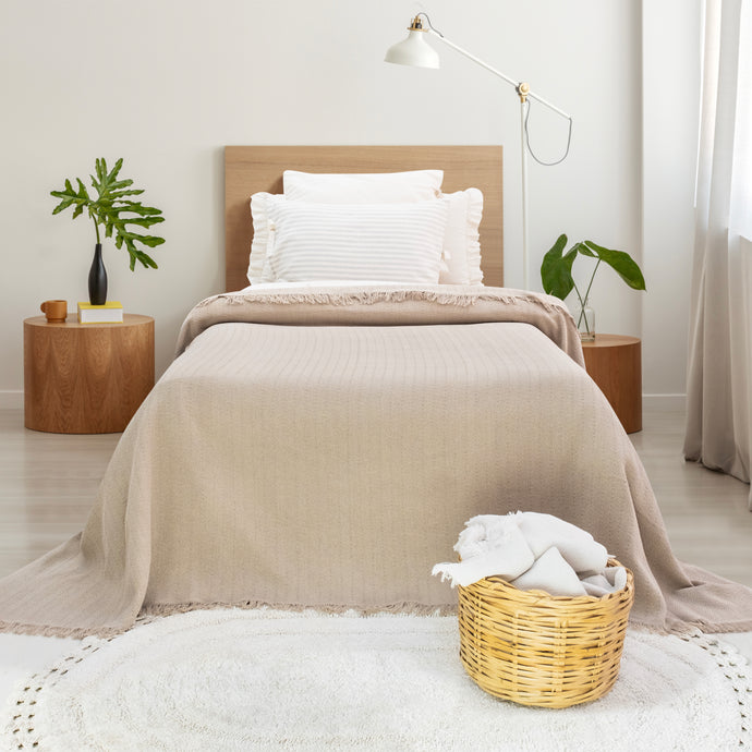 Merlin Cotton Throw - 170cm x 200cm – Milam London